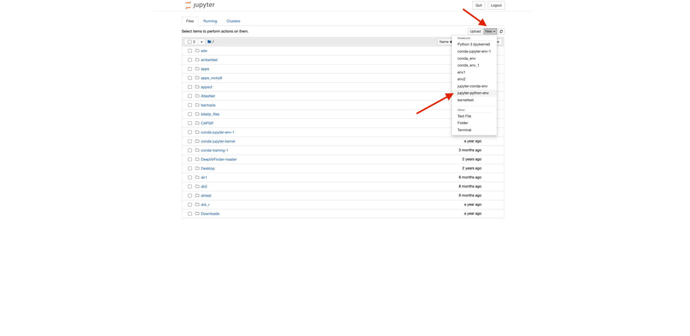 Using a Python environment in Jupyter - Research Computing Center Wiki